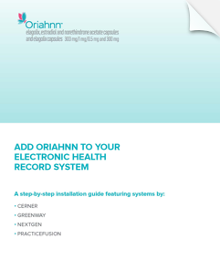 ORIAHNN Gynecologist Resources & Contact a Rep